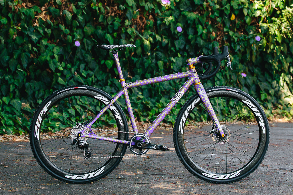 Purple & Gold Vinyl SQUIDCROSS – Squid Bikes